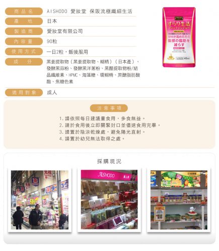 AISHODO 愛妝堂 保阪流極纖細生活 - JP drugstore